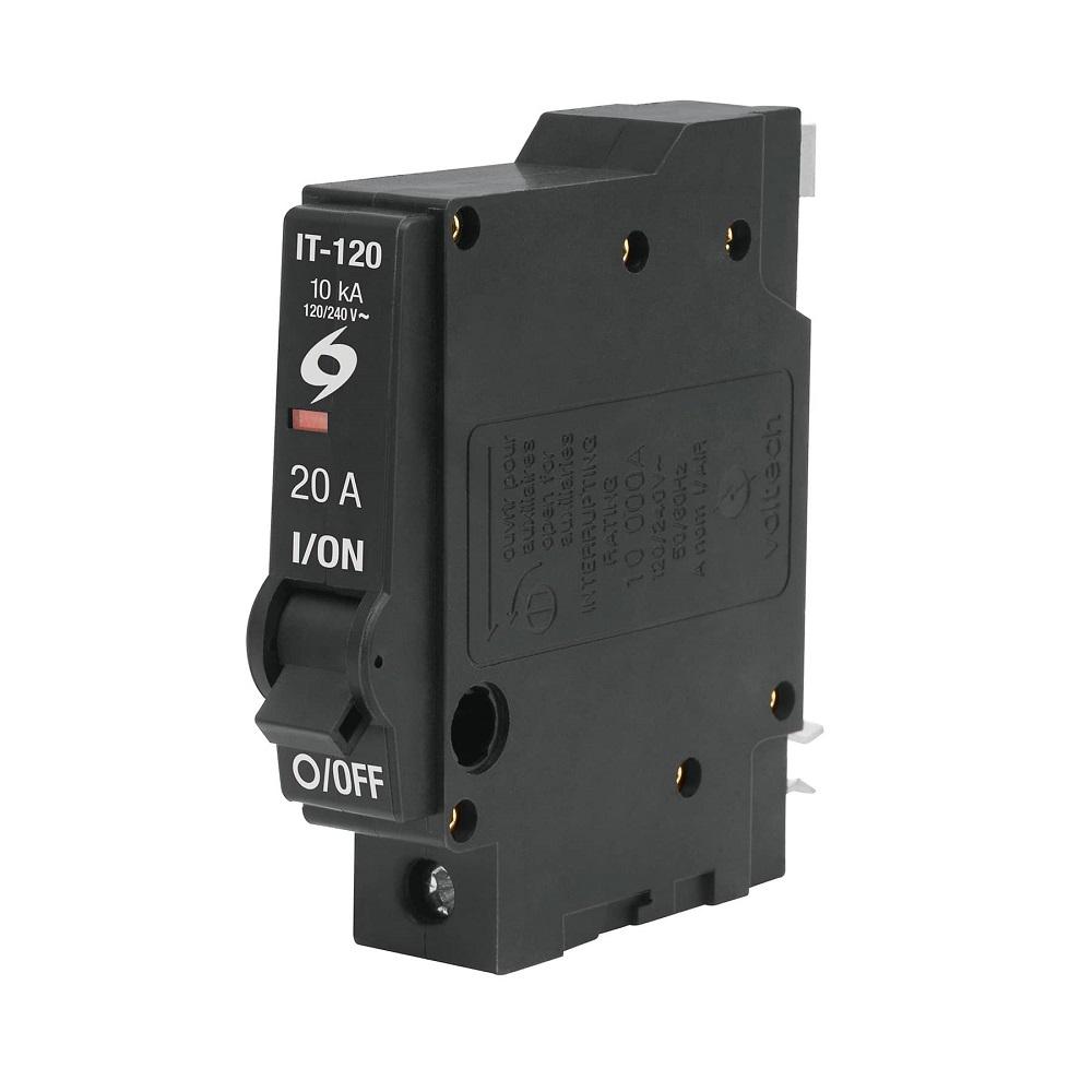 46701 IT-120 INTERRUPTOR TERMOMAGNETICO 1 POLO 20 A VOLTECK - Catálogo | Somos Ferretería Lindavista